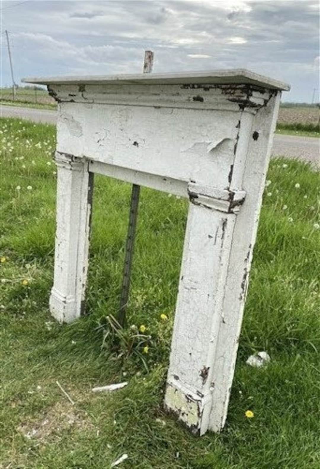 Antique Fireplace Mantel Surround (51x48.5) Architectural Salvage ...