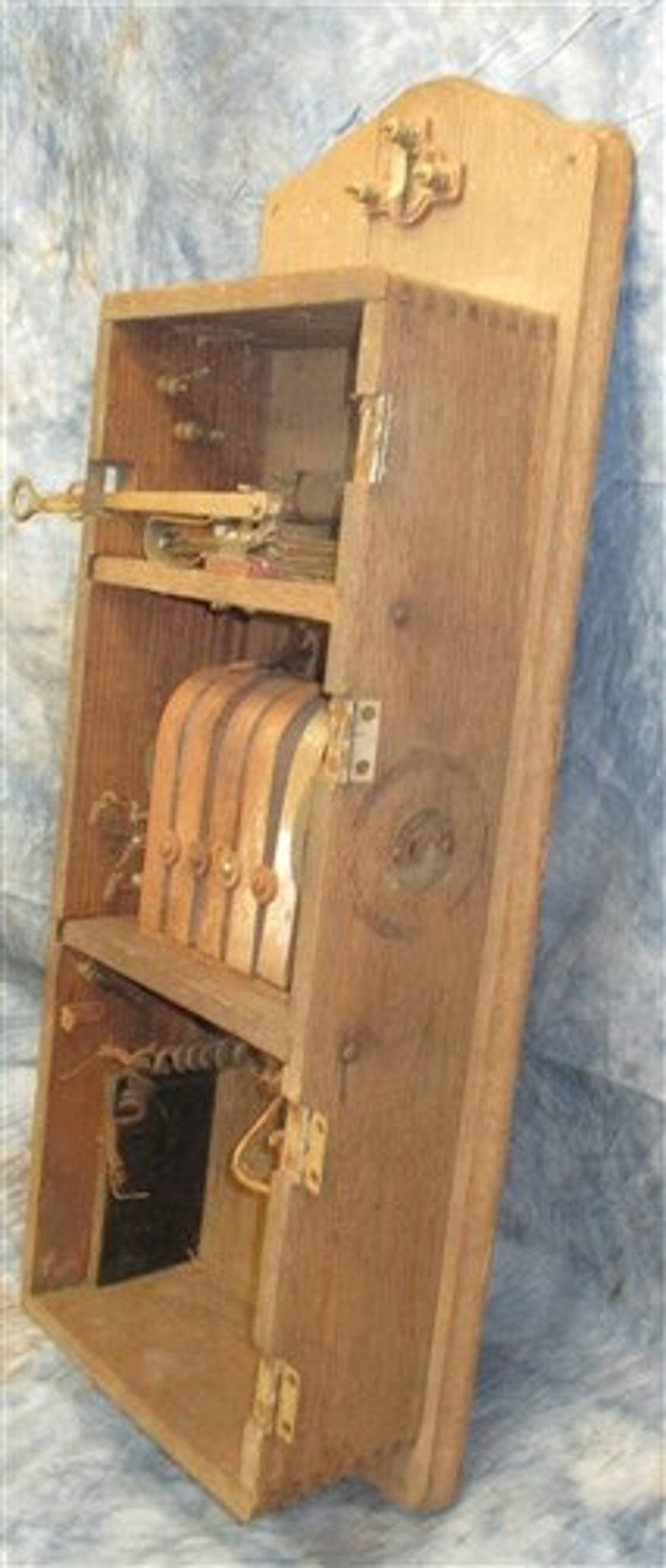 Hand Crank Oak Telephone Box Magneto Ringer Kellogg Stromberg | Etsy