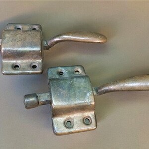 Ice Box Hardware, Vintage Latch Door Hinge, Salvage Cooler Chest Handle ...