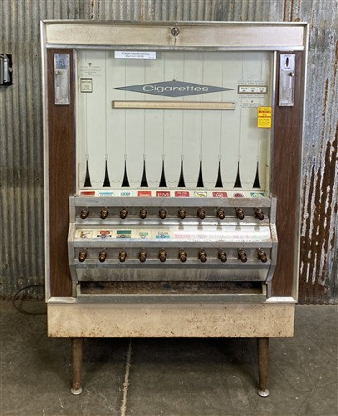 Crown Series 800 Pull Cigarette Vending Machine Retro Tobacco - Etsy