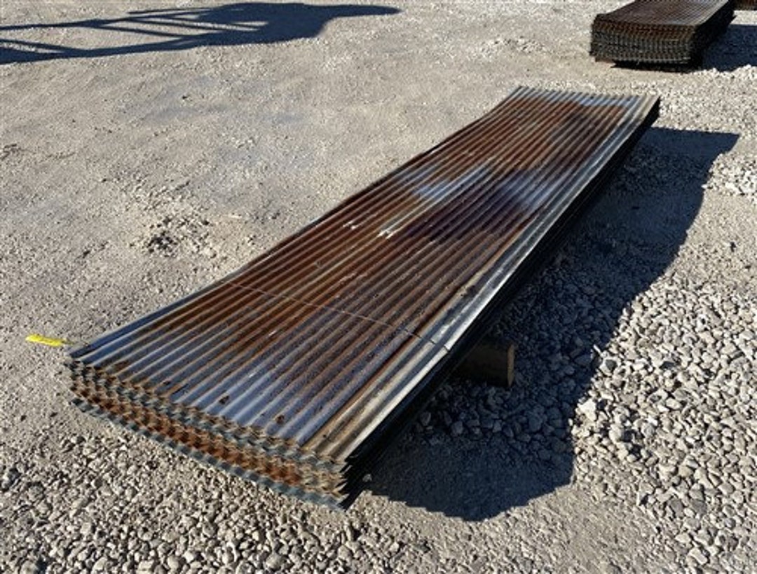 37 Sheets Barn Tin, Corrugated Metal Reclaimed Salvage, 9' Long 666 Sq ...