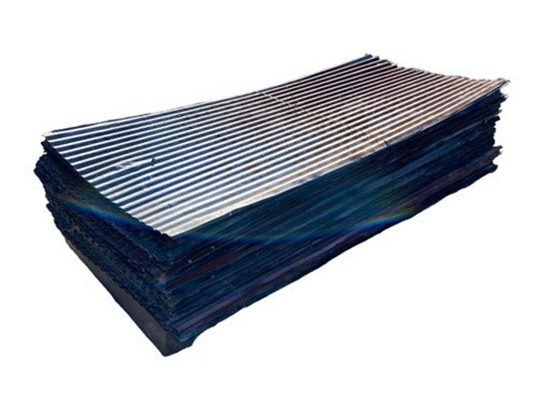 67 Sheets Barn Tin, Corrugated Metal Reclaimed Salvage 6' Long 670 Sq ...