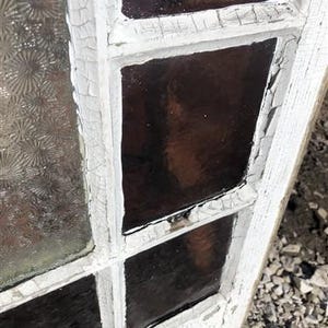 Antique Stained Glass, Rectangular Church Window, Architectural Art ...