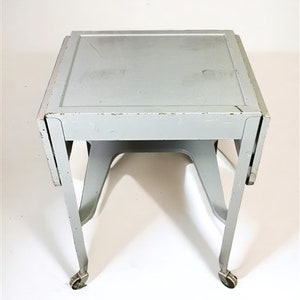 Typewriter Table, Industrial Stand, Metal Office Table, Mid Century ...