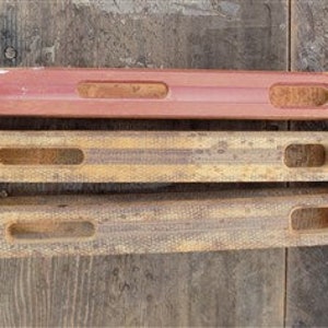 6 Wooden Weaving Loom Boat Shuttles, Metal Tip, Vintage Textile Mill ...