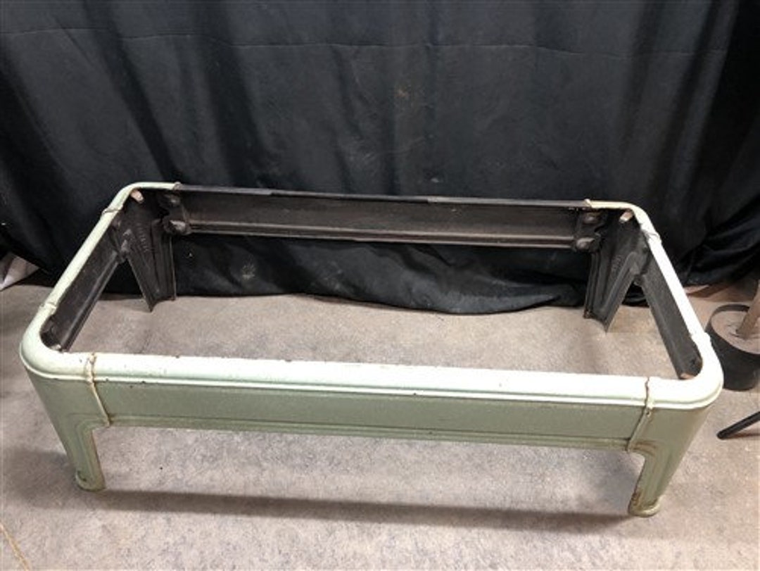 4 Porcelain Cast Iron Table Leg Base Industrial Age Office Cabinet ...