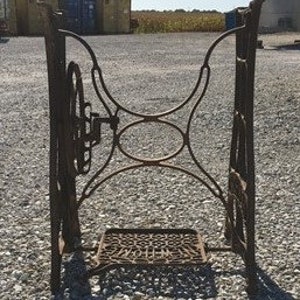 Treadle Sewing Machine, Cast Iron Base, Industrial Age, New Home ...