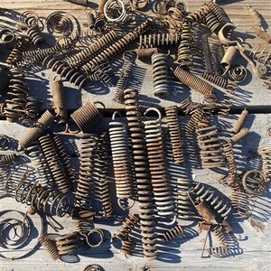 Metal Compression Tension Springs, Spiral Coil Steampunk Vintage ...