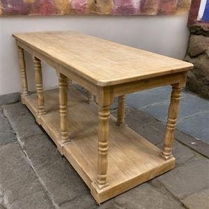 6' Kitchen Island, Store Counter, Display Table, Natural Harvest Table ...