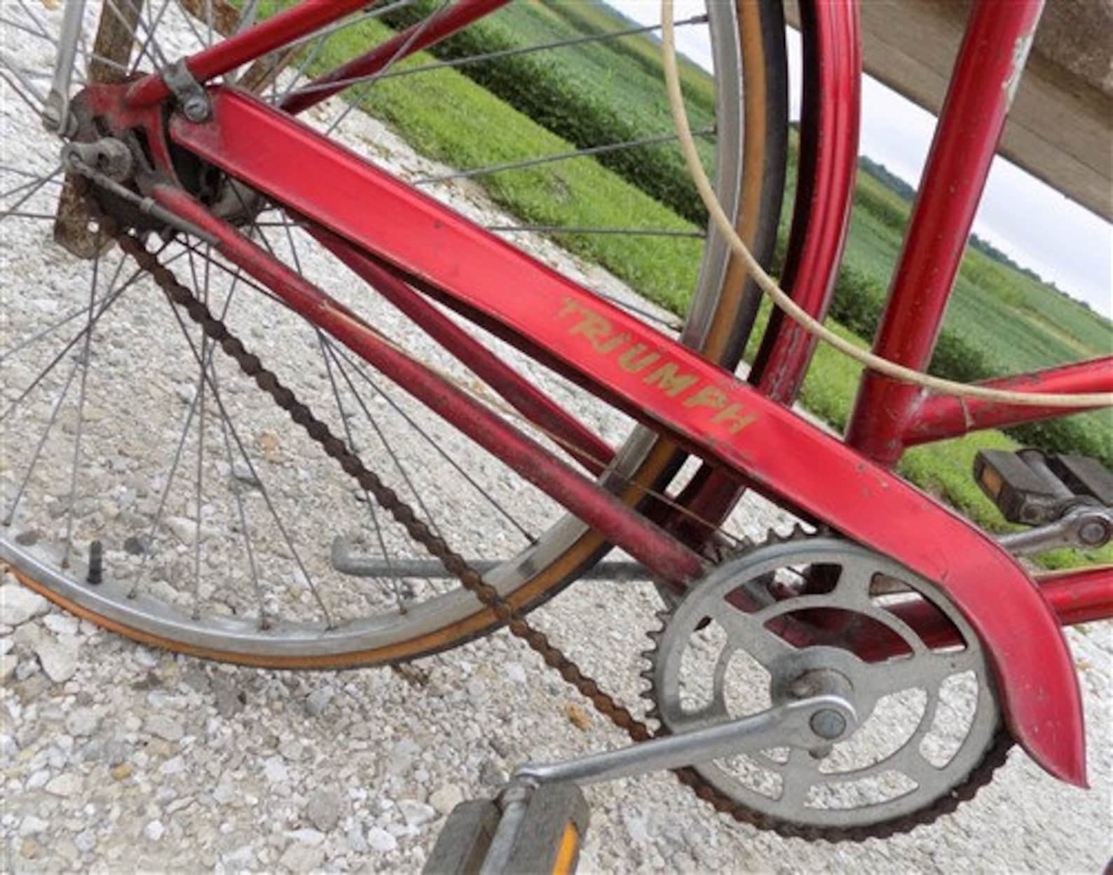 1970s Triumph Raleigh Bicycle Serial 124641 Vintage Step - Etsy