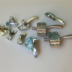 Ice Box Hardware, Vintage Latch Door Hinge, Salvage Cooler Chest Handle ...