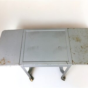 Typewriter Table, Industrial Stand, Metal Office Table, Mid Century ...