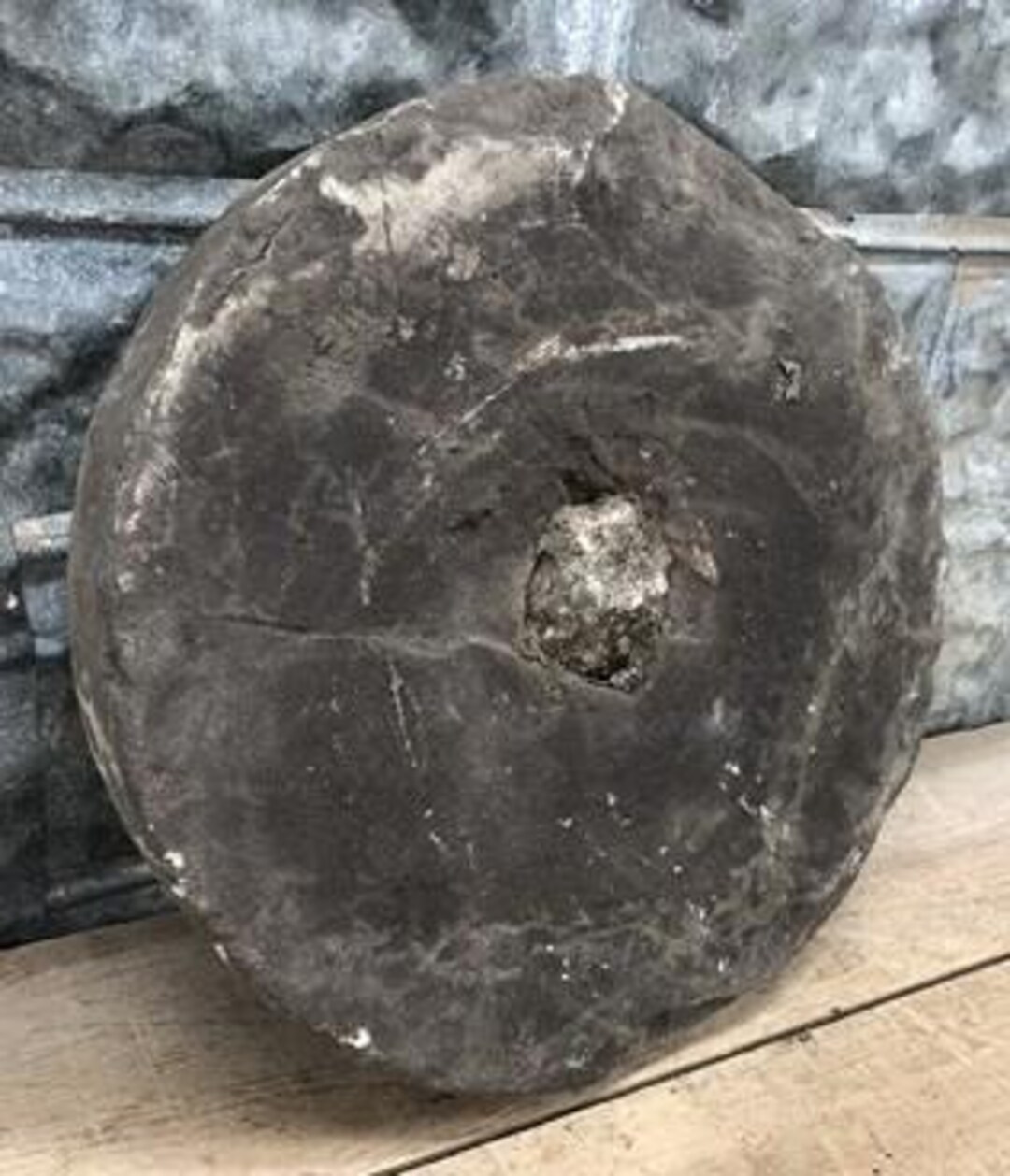 Grinding Stone Wheel (14x2.5) Sharpening Whetstone, Millstone Farm Tool ...