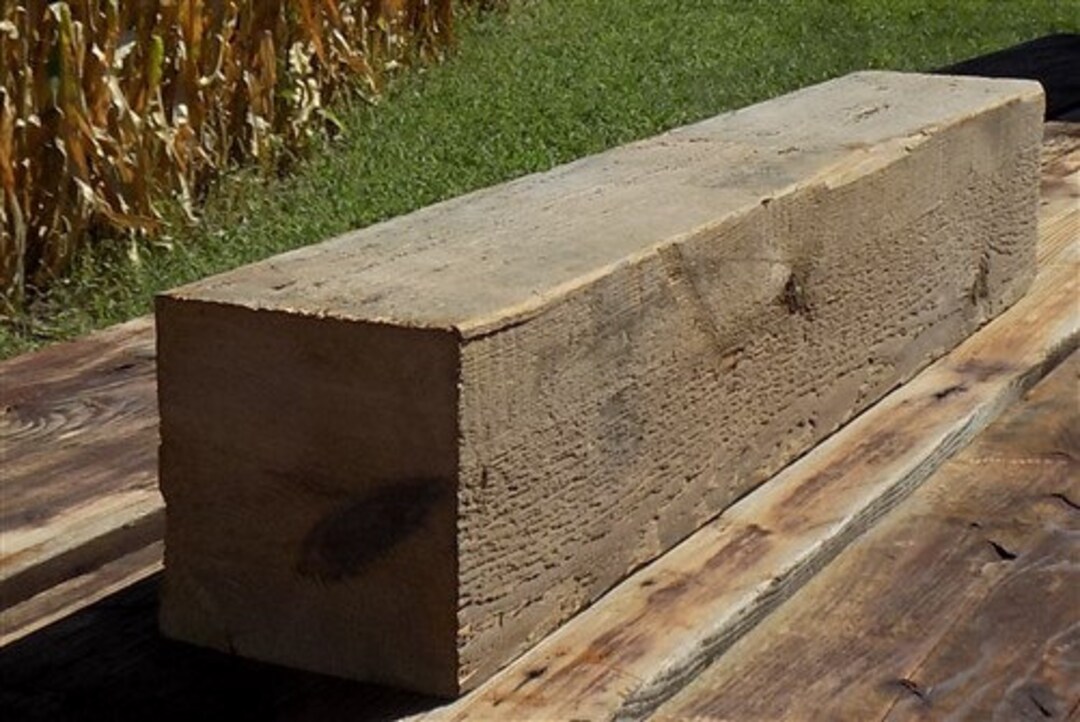 Reclaimed Barn Beam Wood Shelf, Architectural Salvage Fireplace Mantel ...