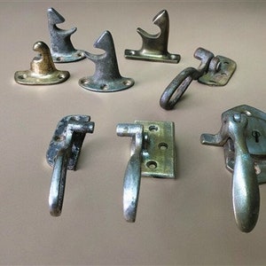 Ice Box Hardware, Vintage Latch Door Hinge, Salvage Cooler Chest Handle ...