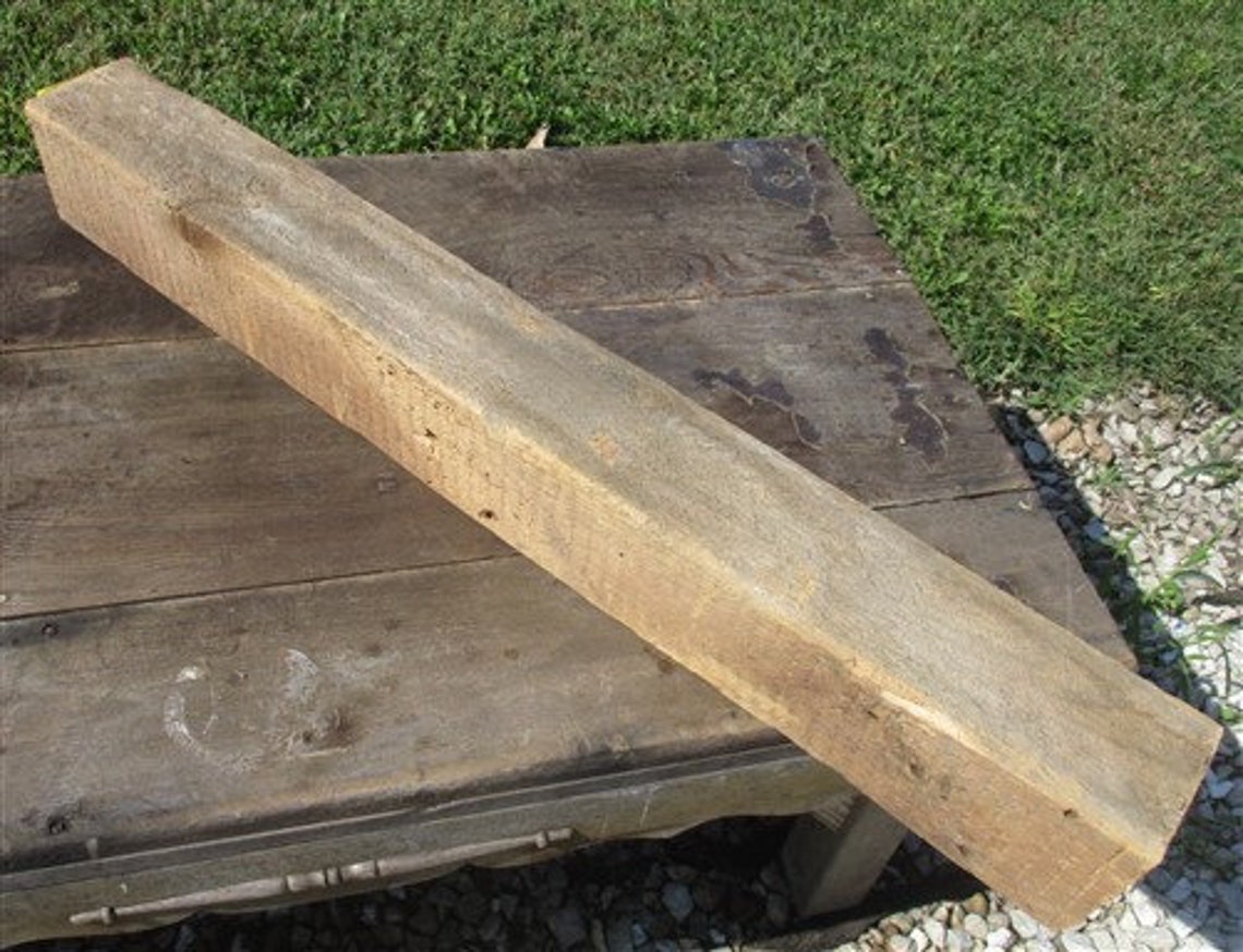 Reclaimed Barn Beam Wood Shelf Architectural Salvage - Etsy
