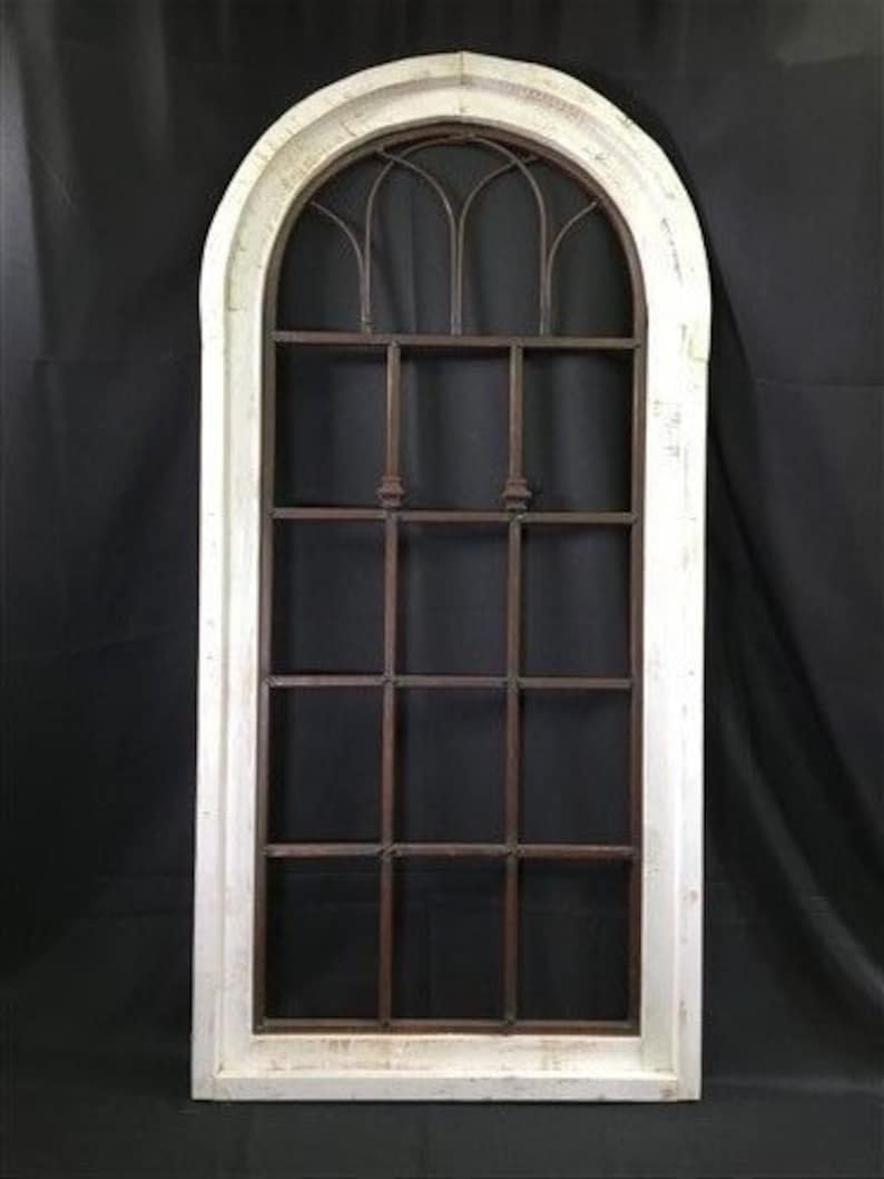 Rounded Church Window Frame Wood Metal Gothic Window Frame - Etsy
