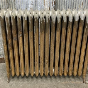 Cast Iron Radiator Heater, Vintage Radiator, American Radiator Co, 17 ...