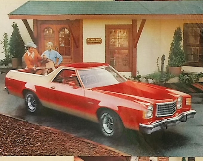 1979 Ford Ranchero Car Ad Matted Vintage 11x14 Print - Etsy