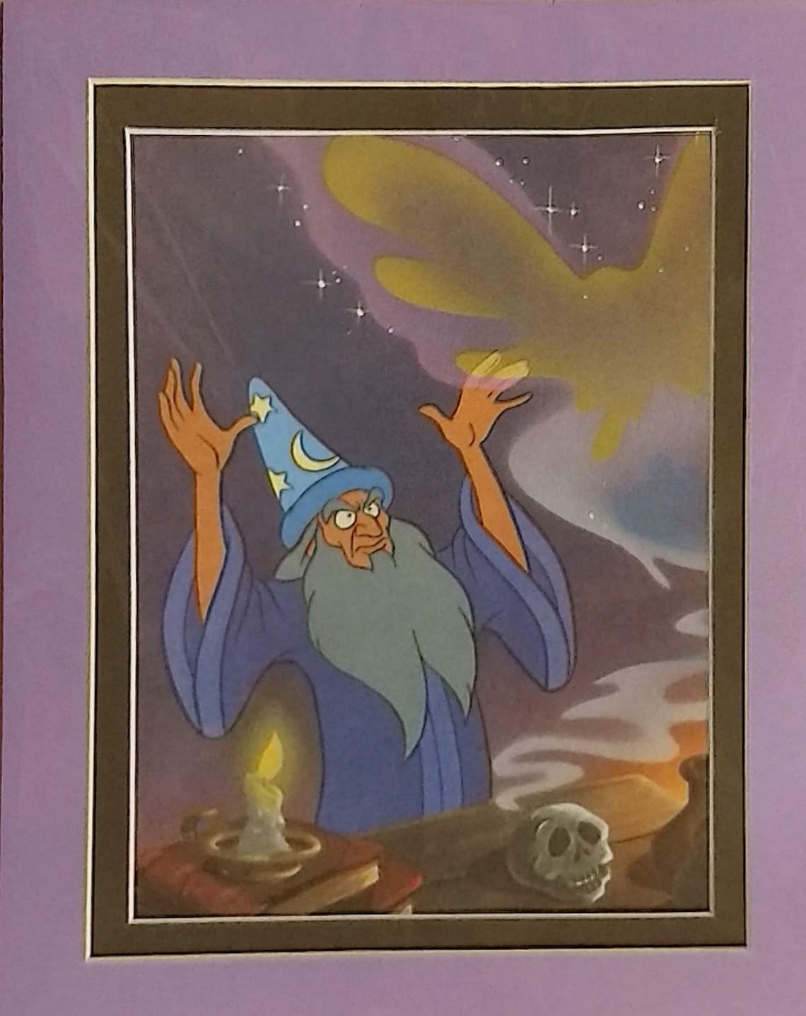 Walt Disney's Fantasia Wizard Matted Vintage 8x10 Print - Etsy