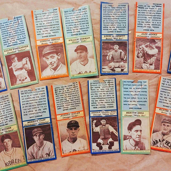 1930’s Baseball Cards - Etsy