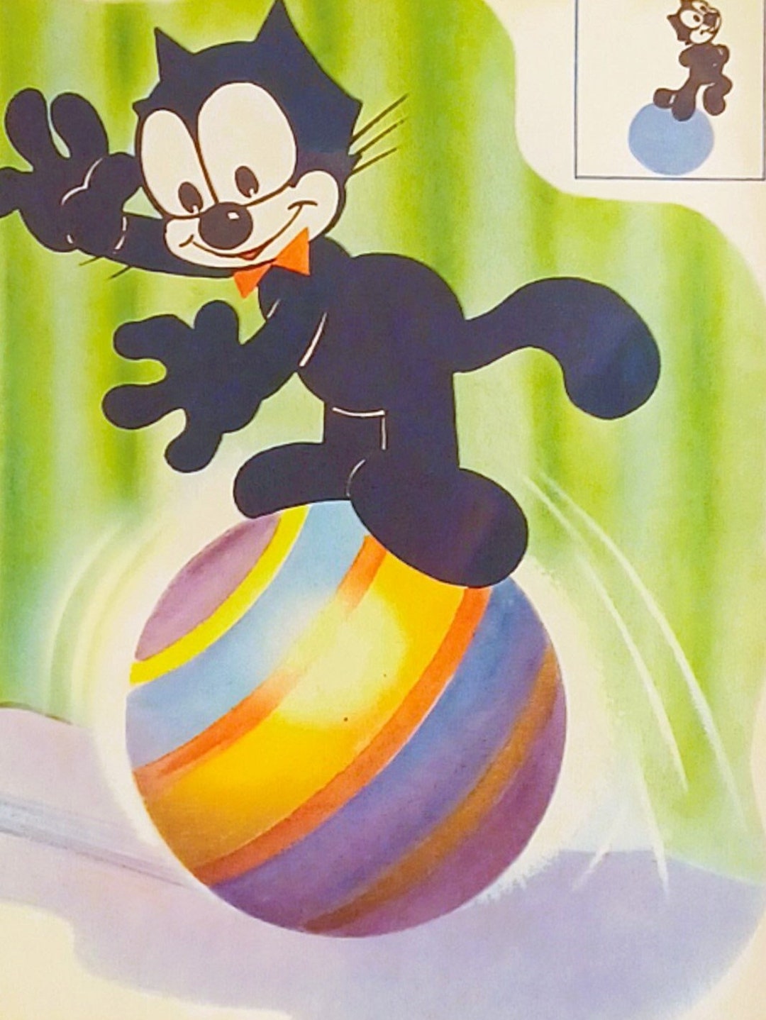 1956 Felix the Cat Matted Vintage 8x10 Print - Etsy