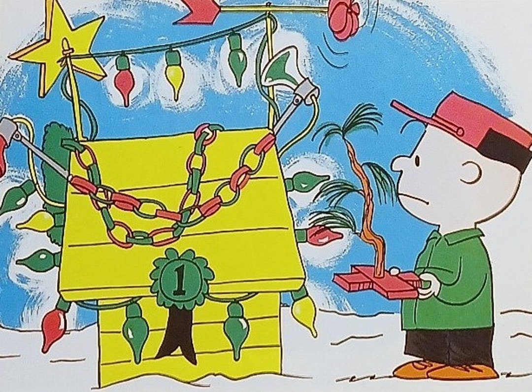 1965 Charlie Brown Christmas Matted Vintage Peanuts 8x10 Print - Etsy