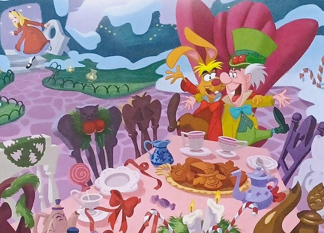 Alice in Wonderland Disney Christmas Matted 8x10 Print - Etsy