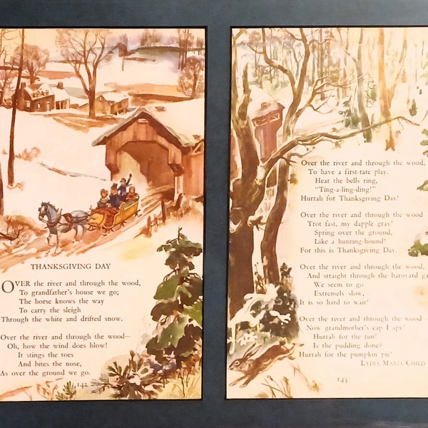 Over the River and Through the Wood - Etsy