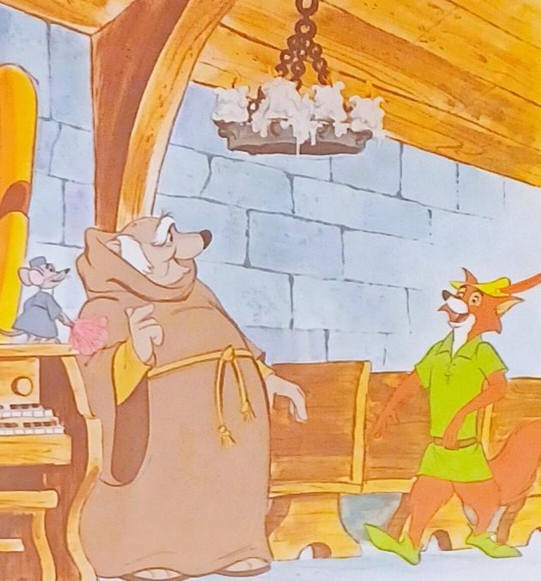 1974 Walt Disney's Robin Hood Matted Vintage 8x10 Print - Etsy