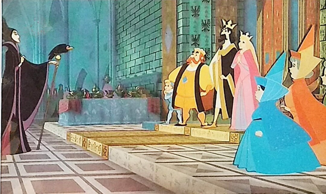 1965 Maleficent Sleeping Beauty Matted Vintage Disney 8x10 Print - Etsy