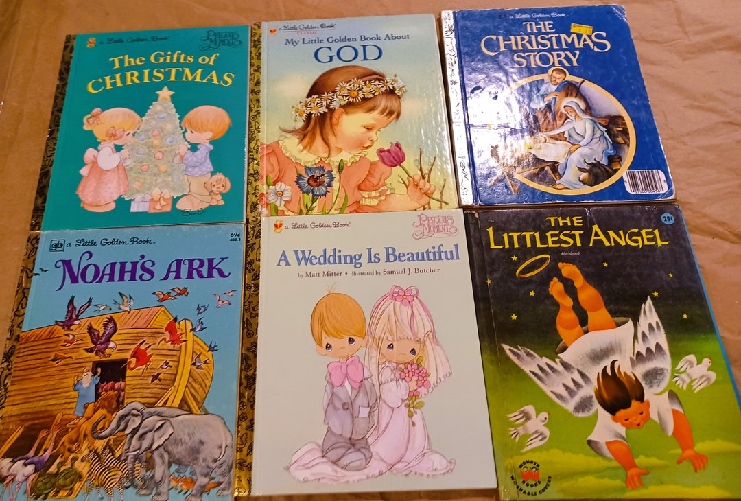 6 Vintage Little Golden Books Religious Christian 1980s - Etsy