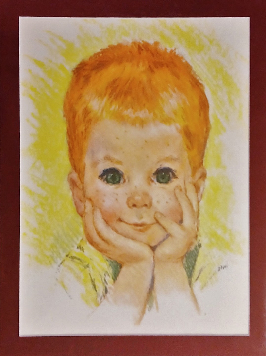 1959 Northern Paper Mills Matted Vintage 11x14 Print Frances Hook All ...