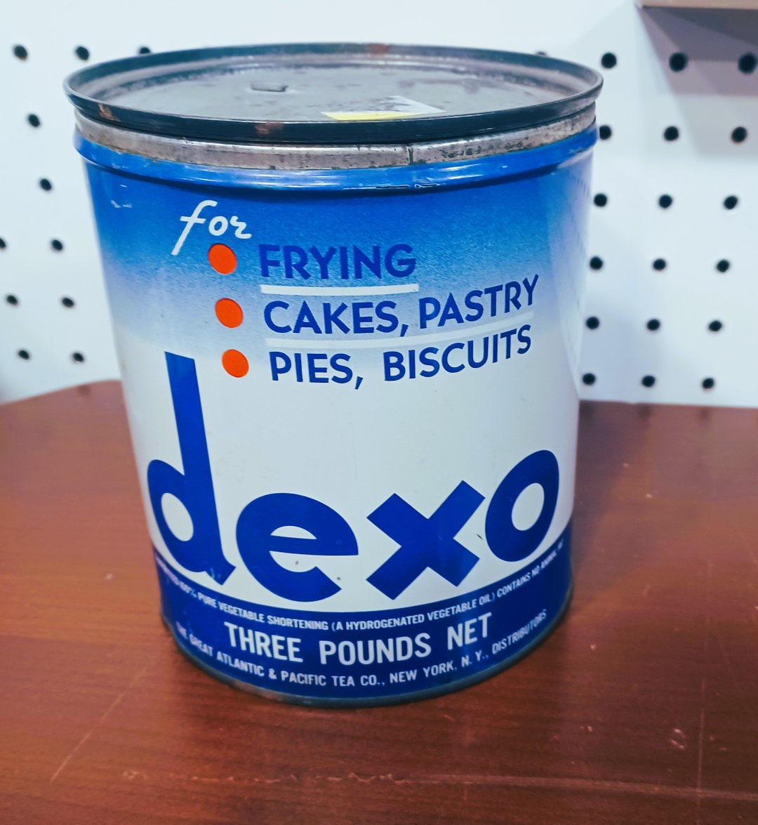 Dexo Vegetable Oil Tin 3 Lbs Size - Etsy