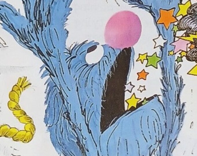 1971 Grover Sesame Street Matted Vintage 8x10 Print Monster - Etsy