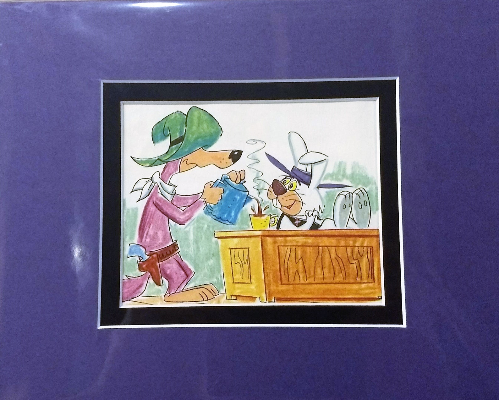 1964 Sheriff Ricochet Rabbit Matted Vintage 8x10 Print - Etsy