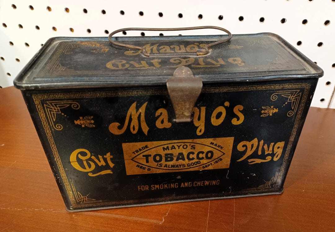 Mayo Cut Plug Tobacco Tin - Etsy