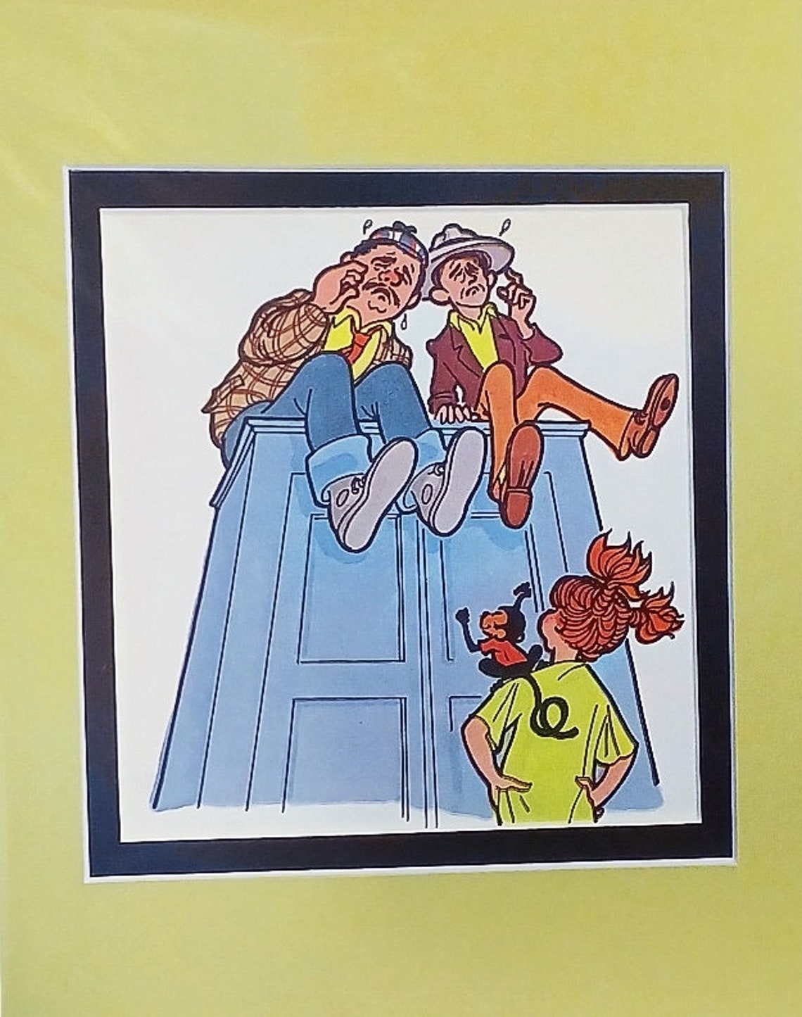 1974 Pippi Longstocking Matted Vintage 8x10 Print - Etsy