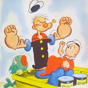 1979 Popeye Matted Vintage 8x10 Print - Etsy