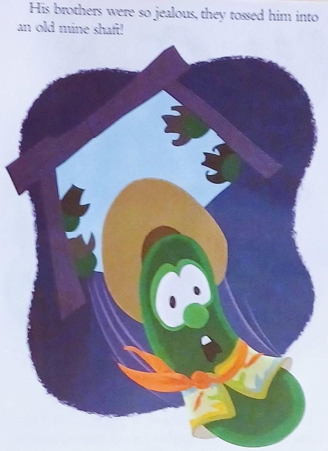 Veggie Tales Matted 8x10 Print Larry the Cucumber as a Cowboy - Etsy