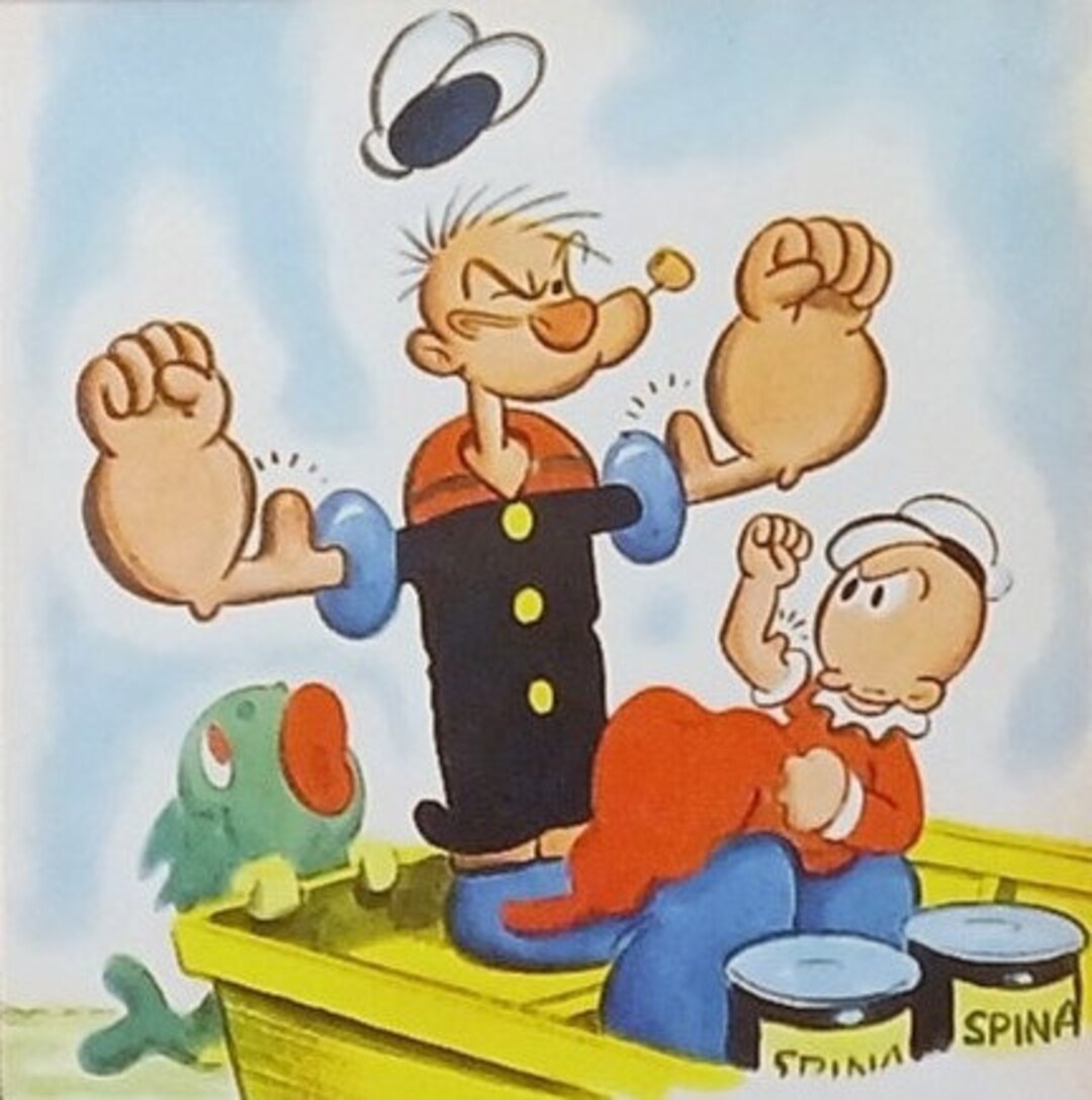 1979 Popeye Matted Vintage 8x10 Print - Etsy