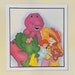 Barney the Purple Dinosaur and Friends Matted 8x10 Print - Etsy