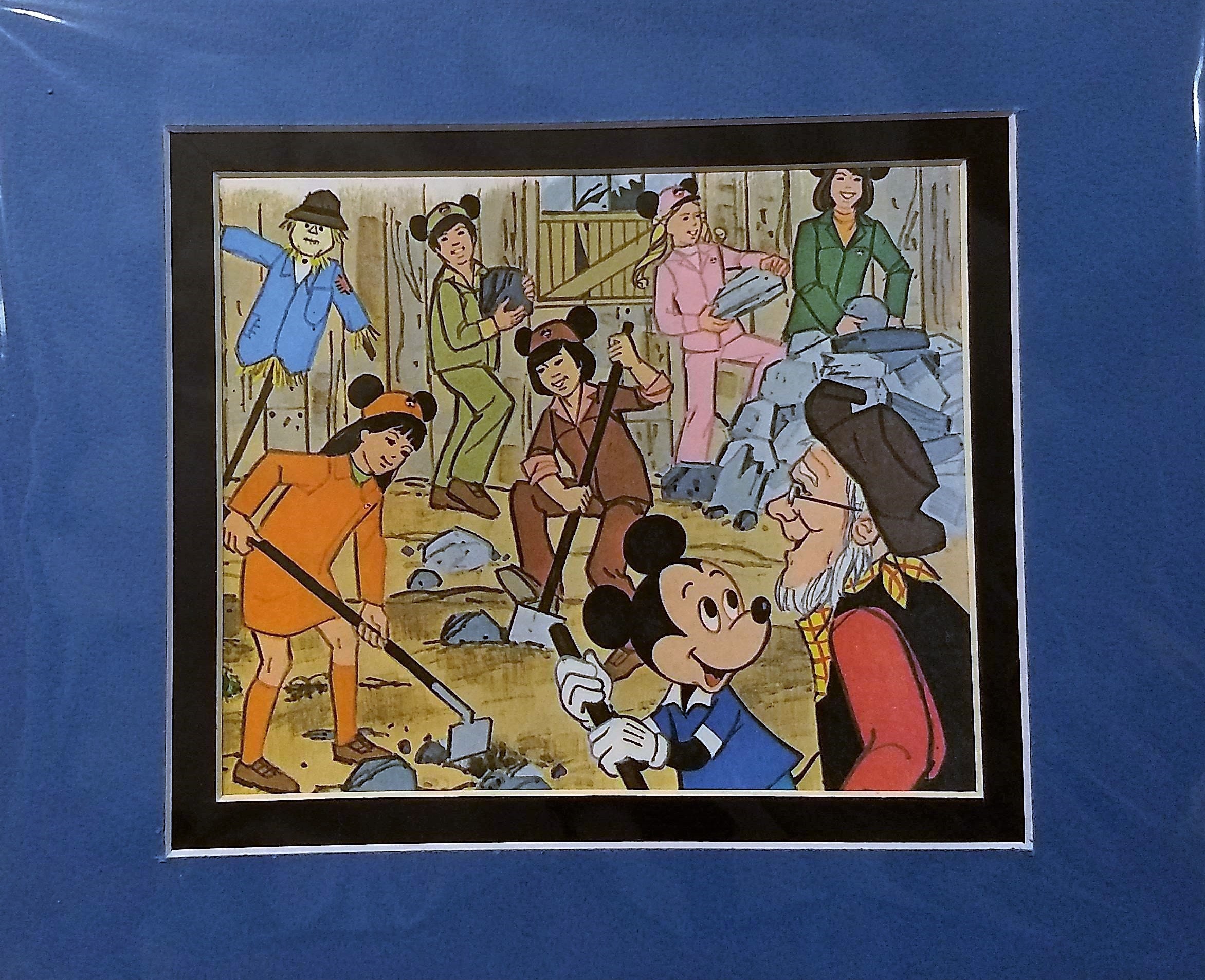 1977 Mickey Mouse & Mousketeers Matted Vintage Disney 8x10 | Etsy