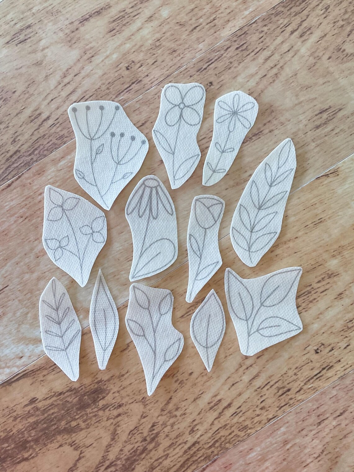 Full Set of 12 DIY Stick and Stitch Patches Crafting | Etsy