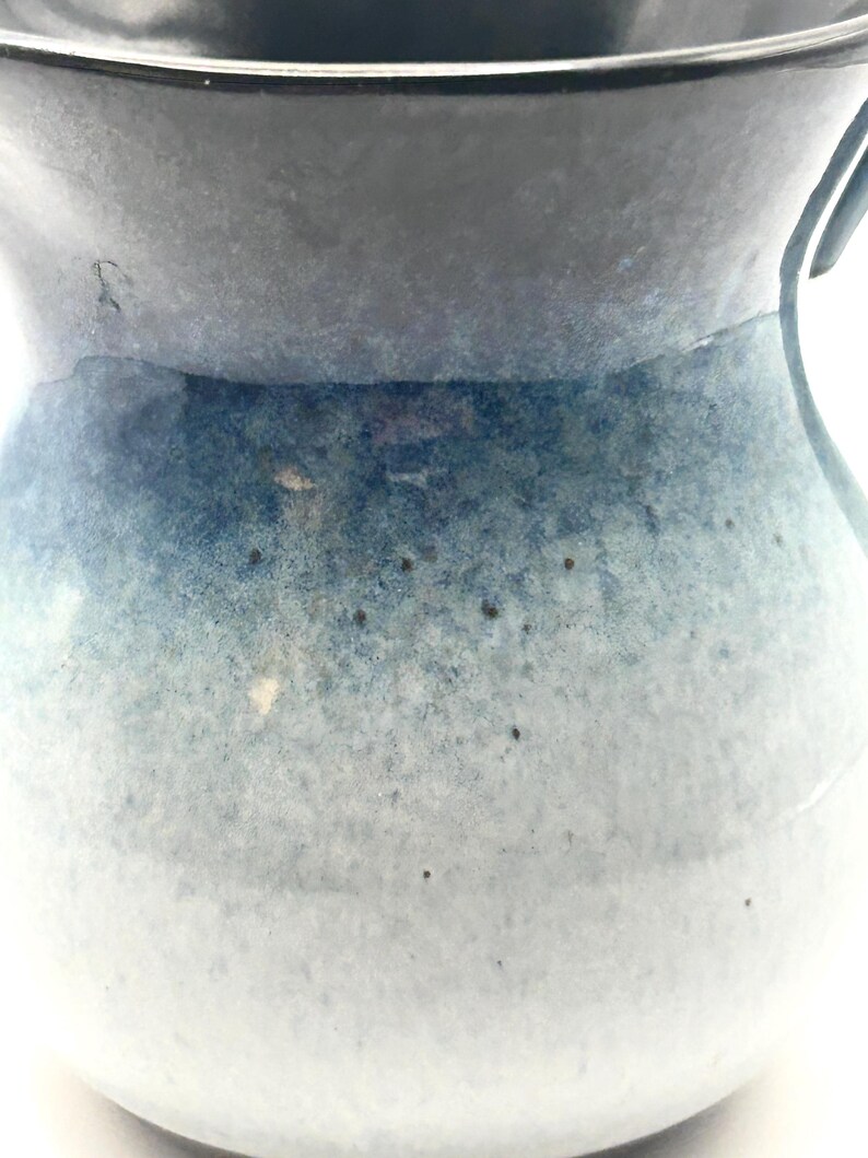 Vintage Peter Pots Studio Art Pitcher / Creamer – Blue Ombré Glaze – 4 ...