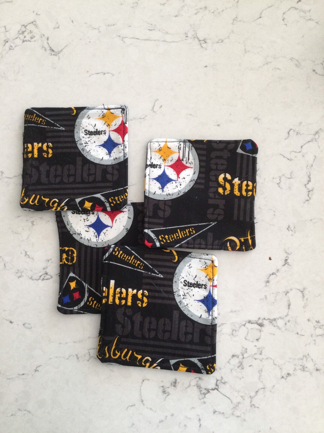 Pittsburgh Steelers Quilted Coasters - Etsy