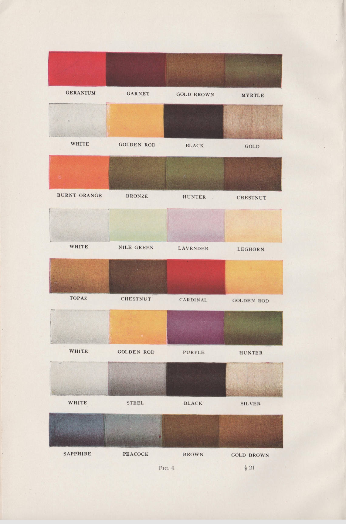 PDF Reproduction - 1916 - Colors and Color Combinations Booklet - Woman ...