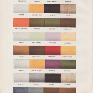 PDF Reproduction - 1916 - Colors and Color Combinations Booklet - Woman ...