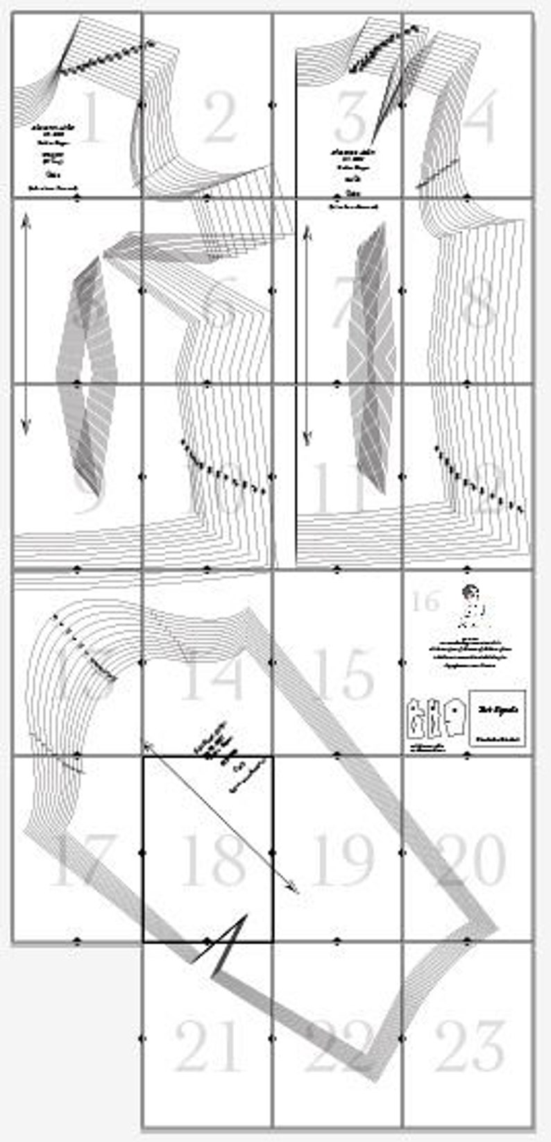 Women's Woven Bodice Sloper, 30" to 48" High Bust, With B, C, and D Cup ...