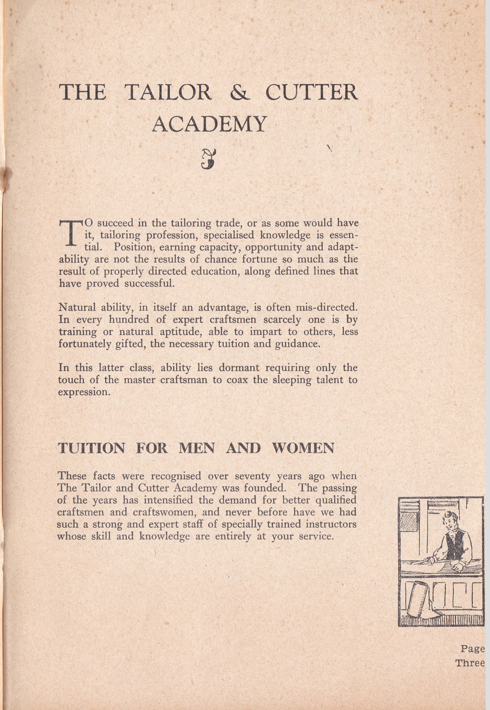 1940 - PDF Reproduction - Tailor and Cutter Prospectus - Guide to ...